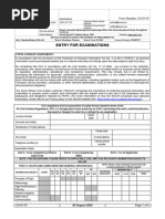SACAA Theoretical Exam Procedures | PDF | Flight Instructor | Aviation