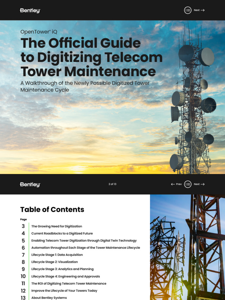 Ebook Opentower Digitizing Telecom Tower Maintenance en | PDF ...