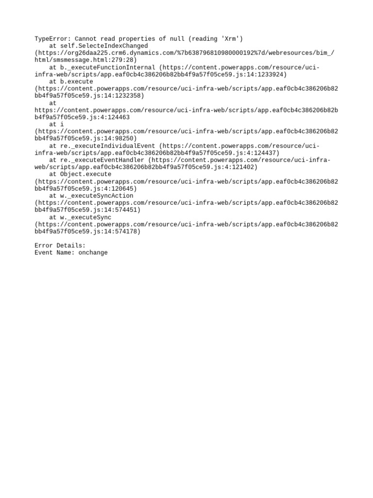 Error Details | PDF
