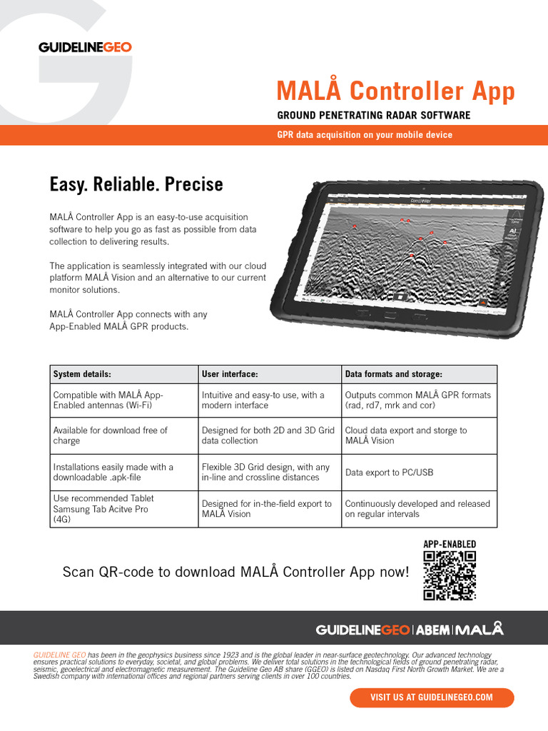 MALA Controller-App TechSpec 220623 | PDF | Mobile App | Computing