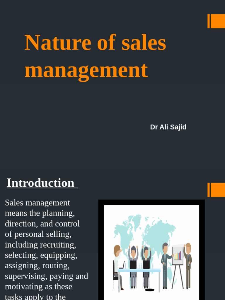 Sales Management | PDF | Sales | Marketing