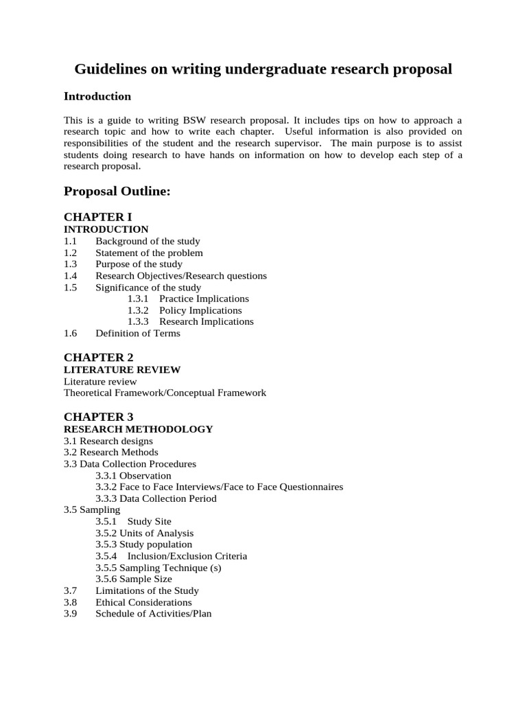 Research Project Guidelines | PDF | Sampling (Statistics) | Methodology