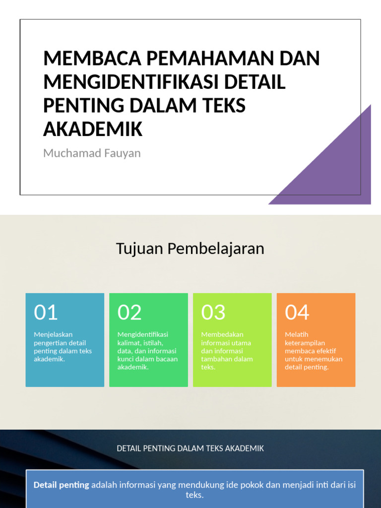 P3 Membaca Pemahaman Detail Penting | PDF