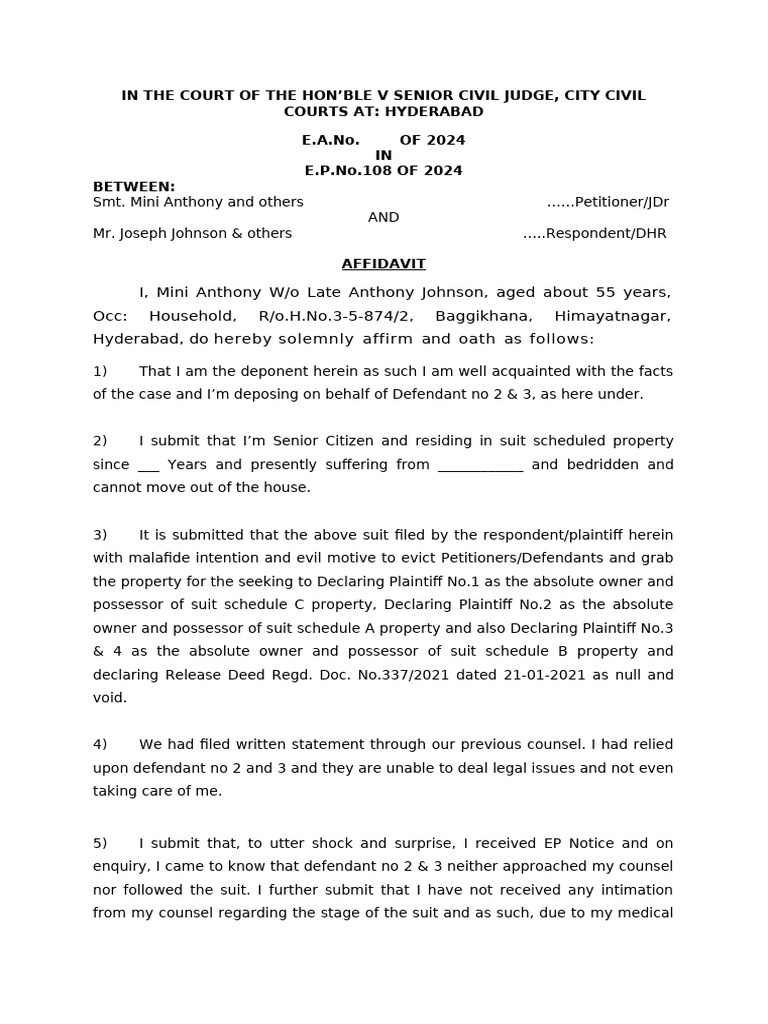 Mini Anthony Stay Petition | PDF | Lawsuit | Justice