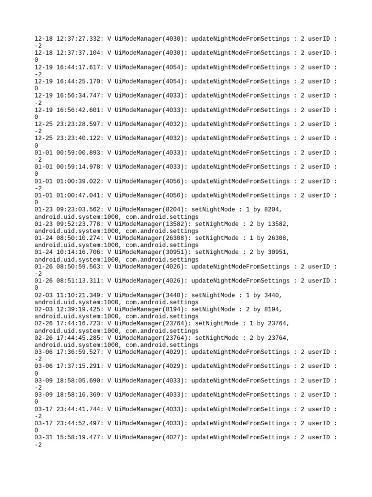 Dark Mode Log1 | PDF
