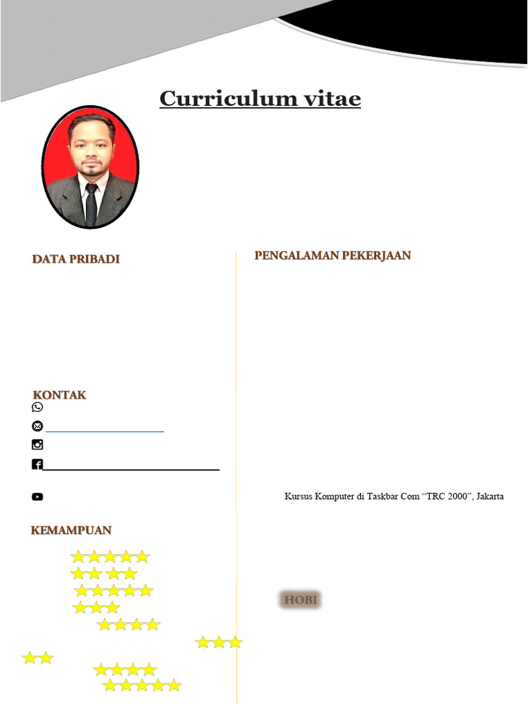 CV Ginting New B 2021 | PDF