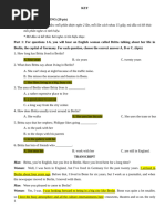 Kilimanjaro Climbing Comprehension Test | PDF | Mountaineering | Mountains