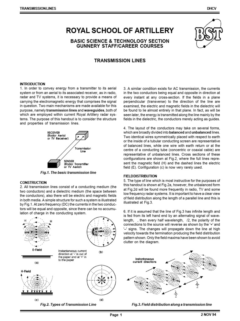 Understanding Transmission Lines Basics | PDF | Transmission Line ...