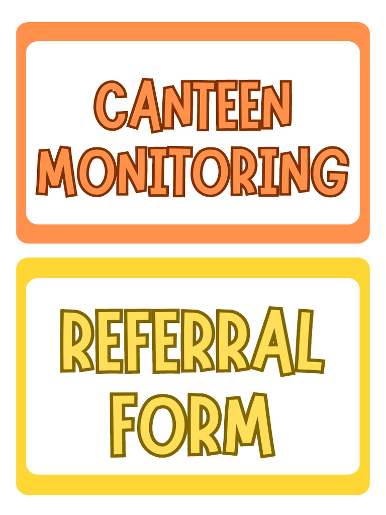 Simple Back To School Subject Label in Yellow and Orange | PDF