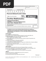 Edexcel A Level Maths Paper 1 Topics 2025 | PDF