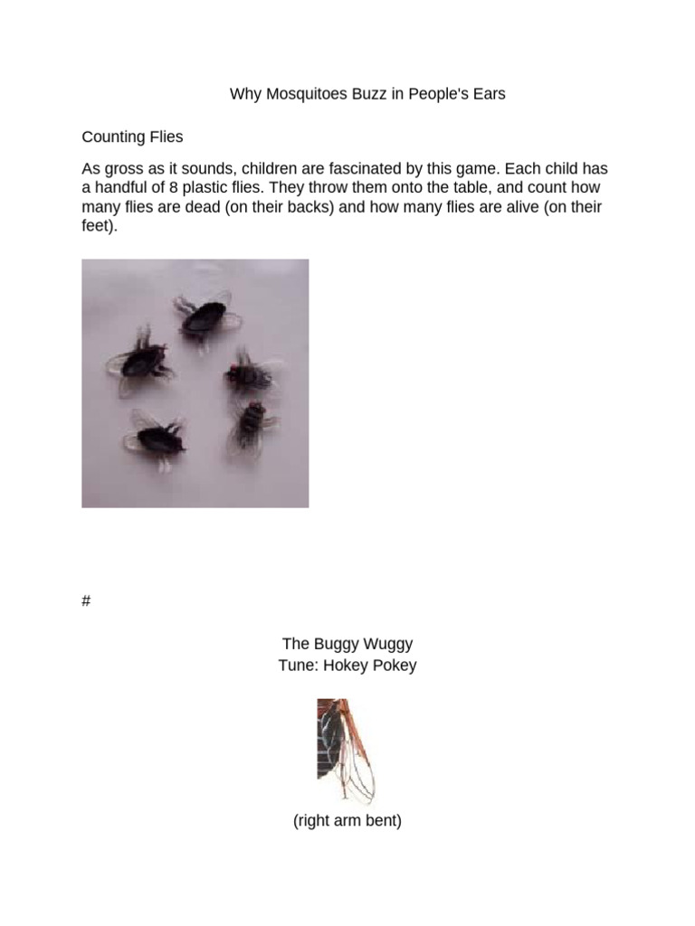 Why Mosquitoes Buzz in People's Ears | PDF
