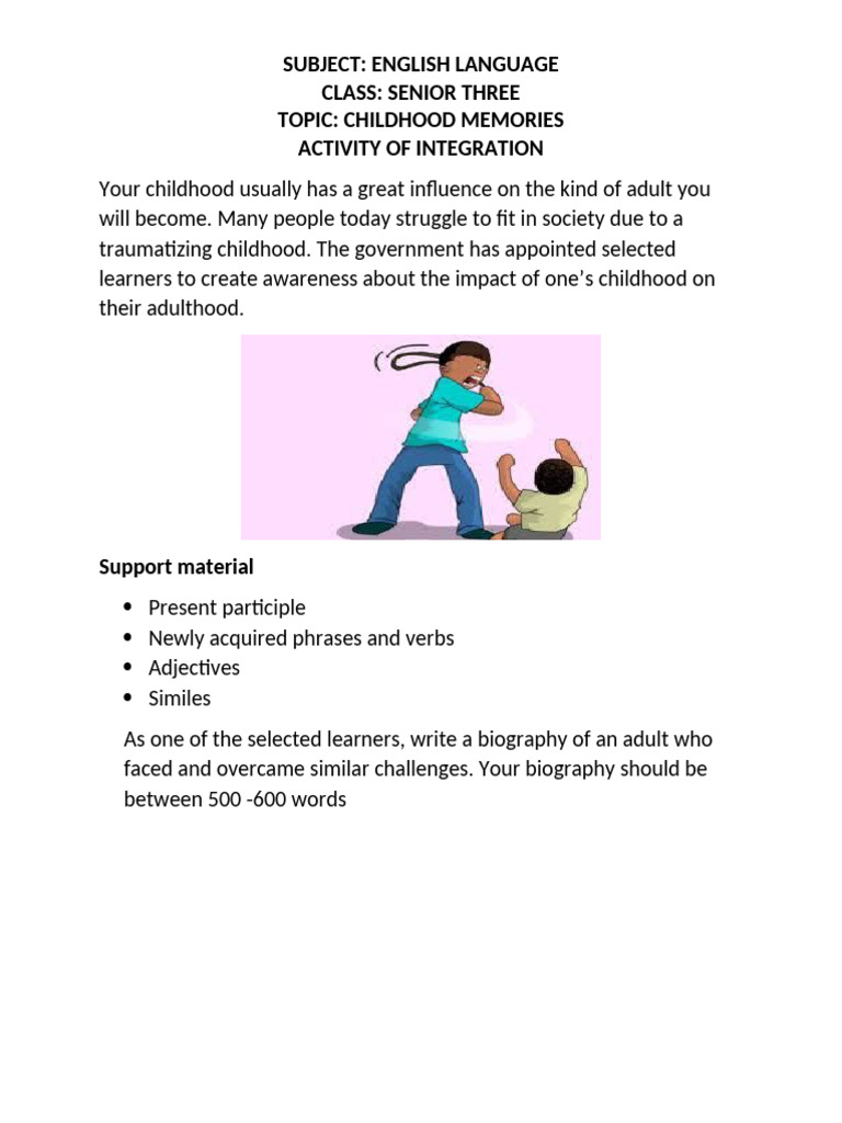 Activity of Integration | PDF