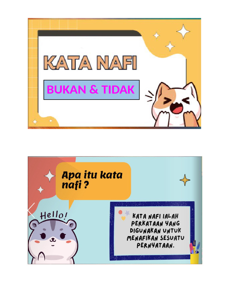 Kata Nafi | PDF