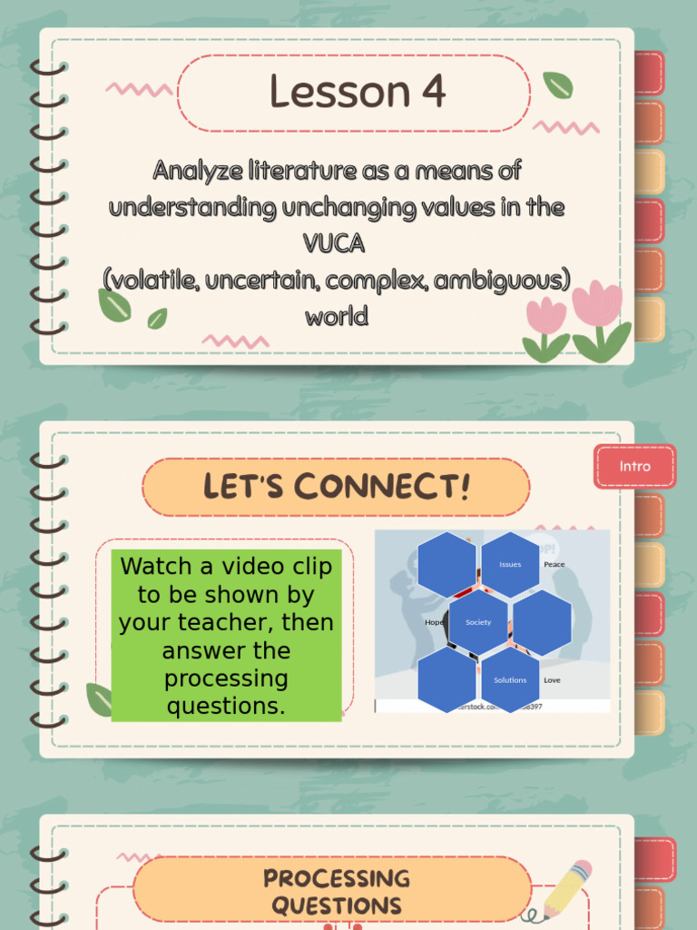 Q2 ENGLISH 9 Lesson 4 Vuca | PDF | Cognition