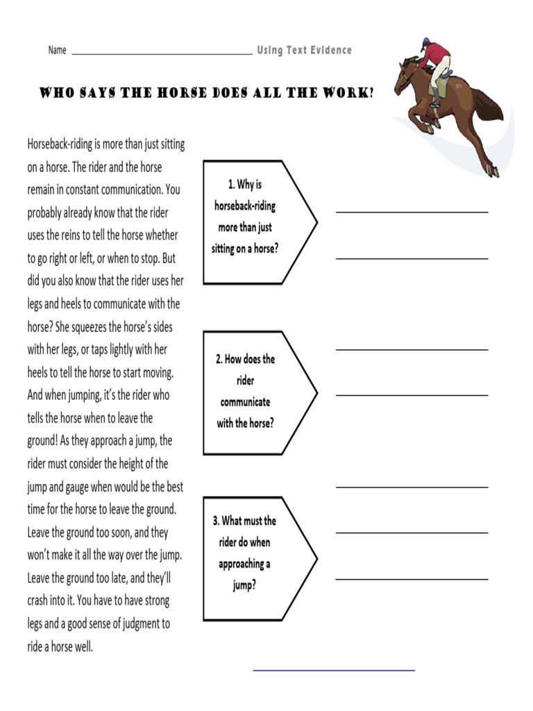 Horseback Riding Communication Skills | PDF
