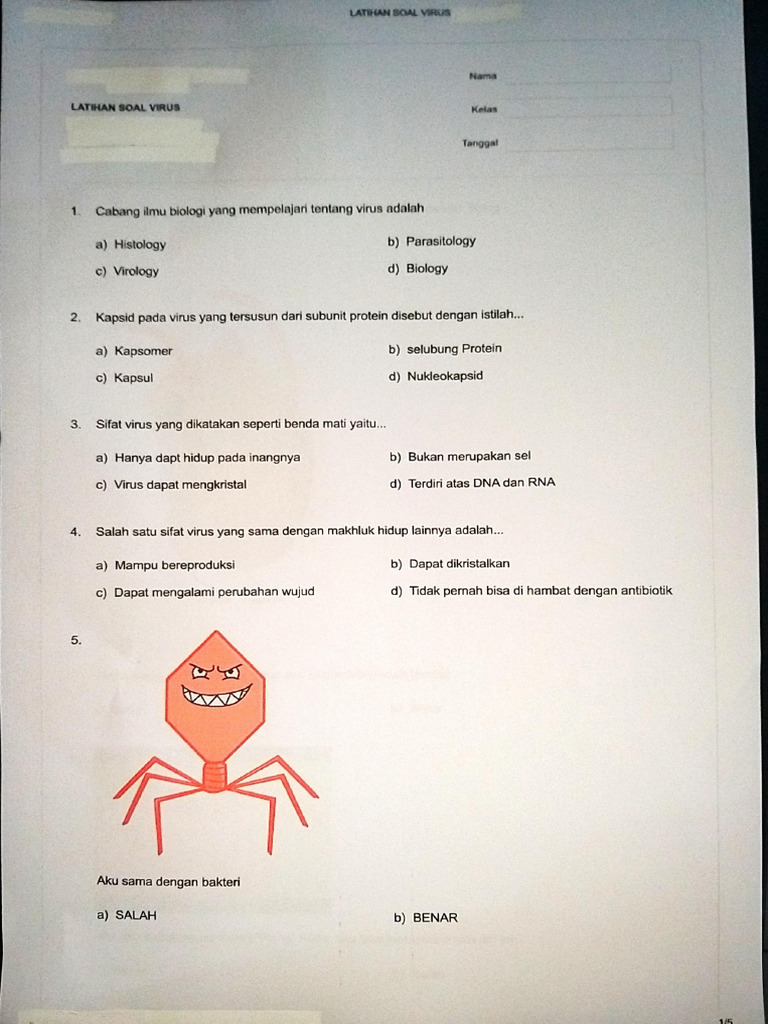 Soal Virus | PDF