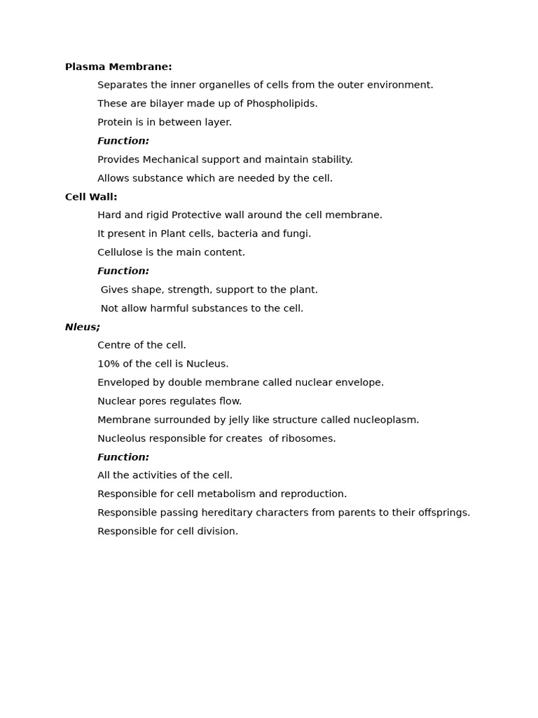 Plasma Membrane | PDF