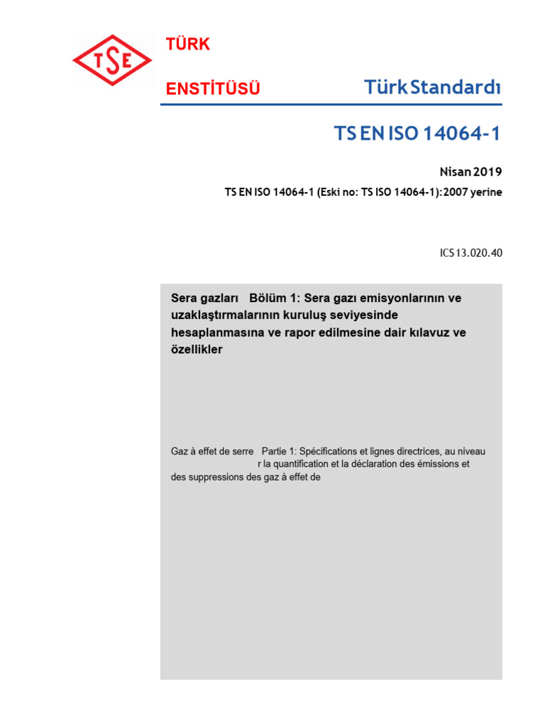 TS en Iso 14064 1 | PDF