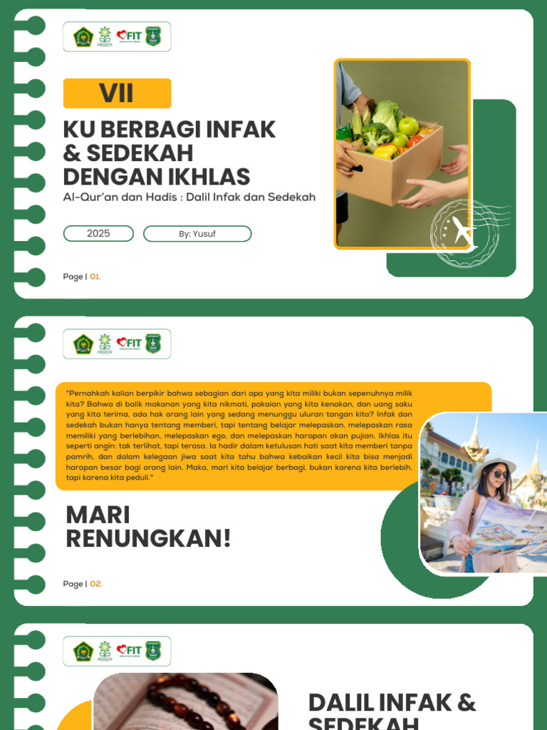 2 - Kuberbagi Infak Dan Sedekah Dengan Ikhlas | PDF