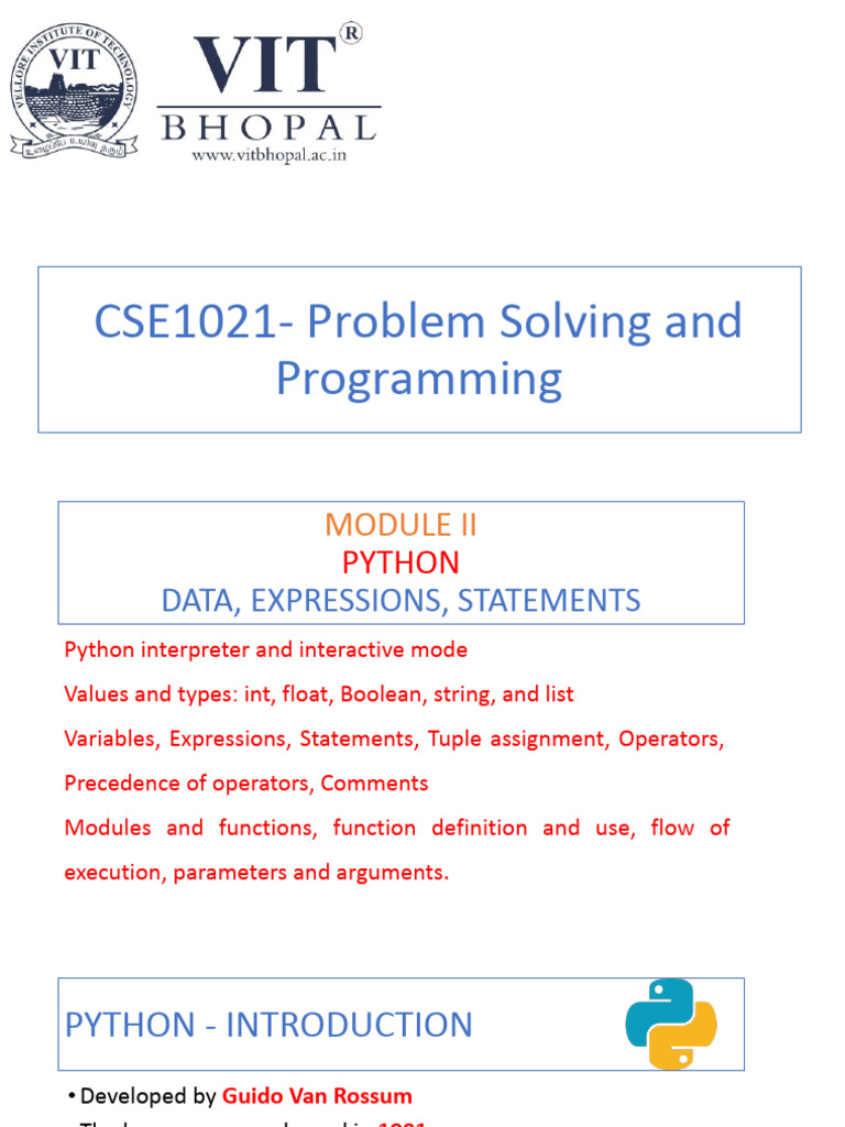 Session 1 Introduction Modes Numbers String | PDF | Python (Programming ...