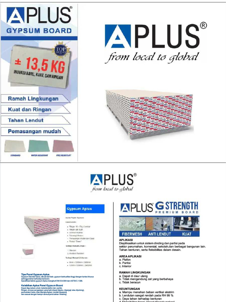 PDF Brosur Aplus Gypsum Compress | PDF