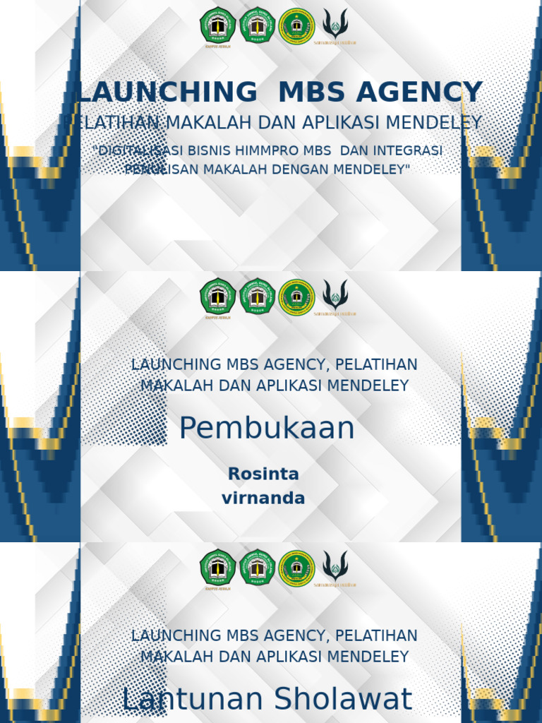 Pelatihan Mendeley untuk Bisnis MBS | PDF