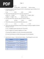 12th Chemistry One Mark Full Questions EM | PDF | Transition Metals ...