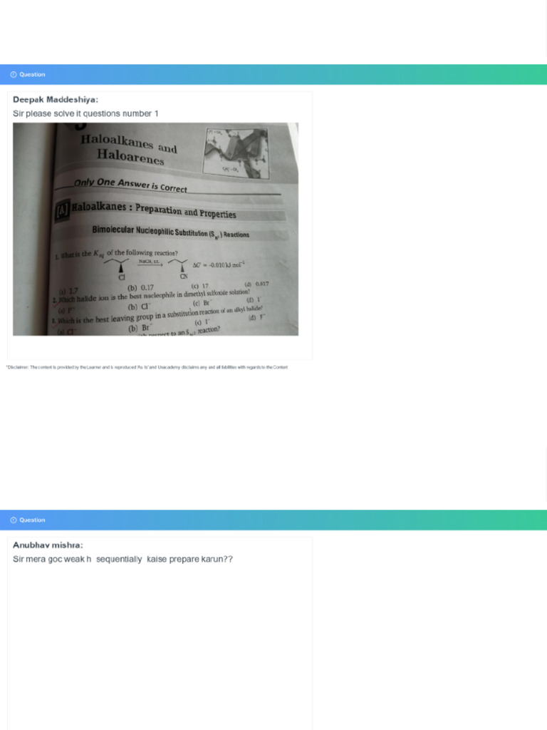 A Sneak Peek Into SN1 SN2 SNi Reactions No Anno | PDF