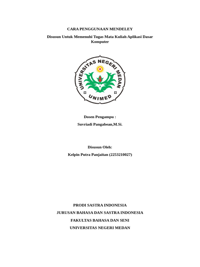 Panduan Lengkap Penggunaan Mendeley | PDF