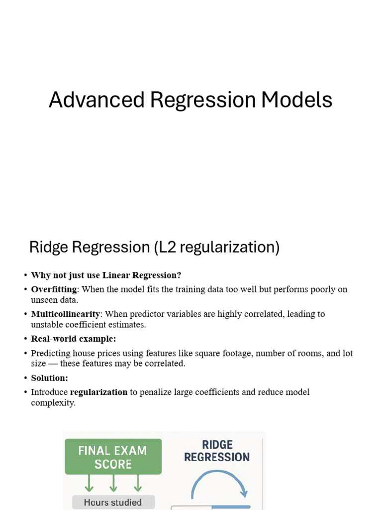 Chapter 7 Advanced Regression Models | PDF | Regression Analysis | Logistic Regression