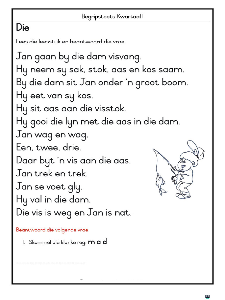 Jan en Die Vis | PDF