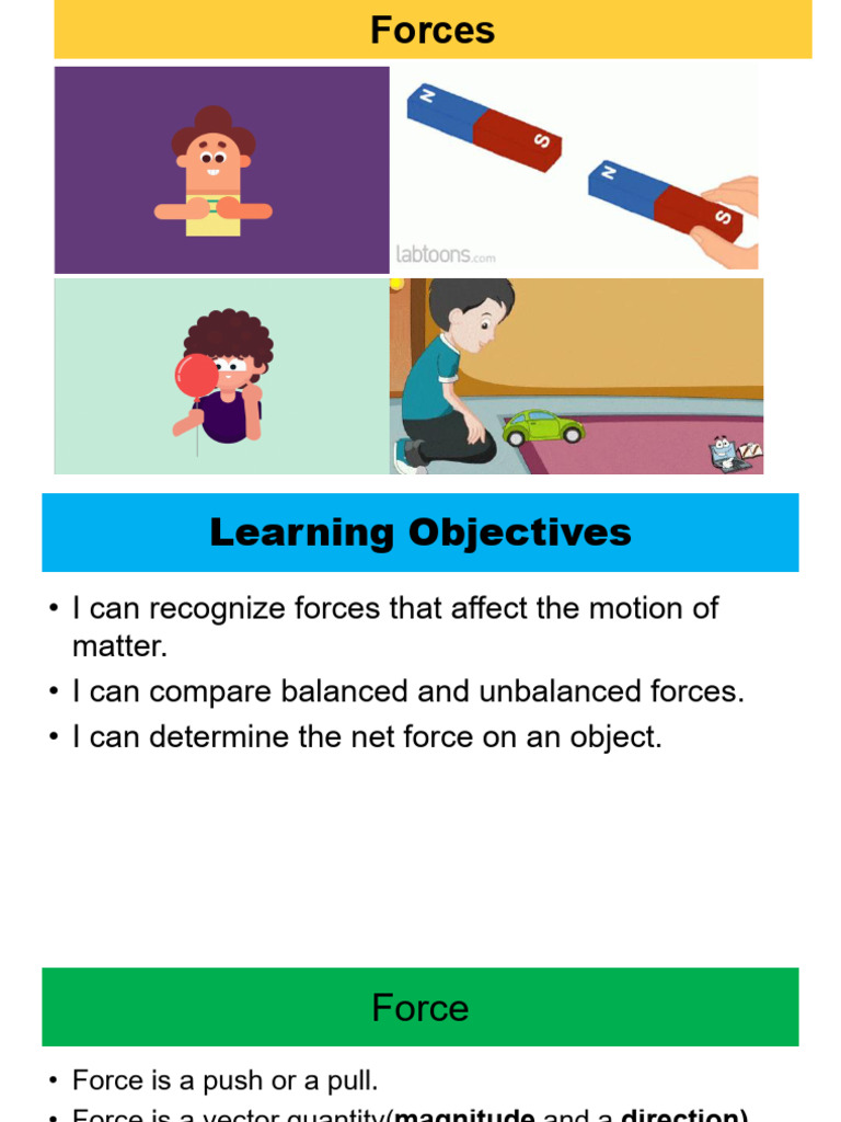 Forces Balanced and Unbalanced | PDF