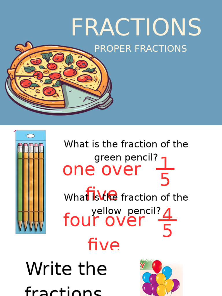 Proper Fraction | PDF