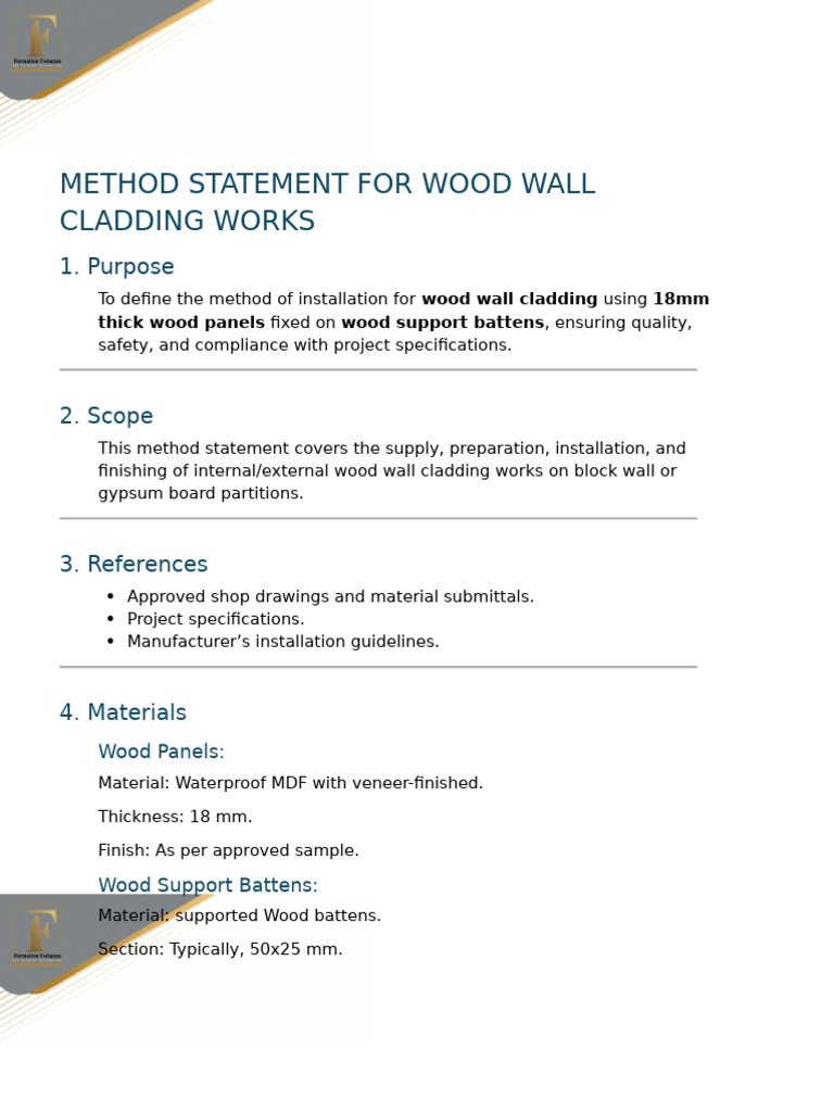 Wood Wall Cladding Installation Guide | PDF | Wall | Wood