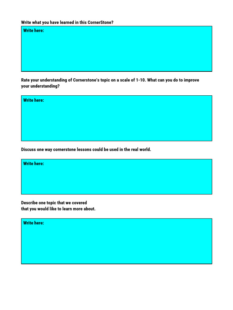 Exit Ticket | PDF