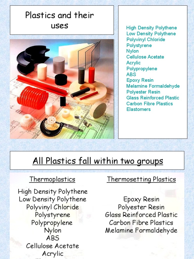 Plastics and Their Uses Higher2 | Plastic | Polyethylene