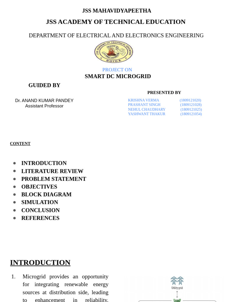 Smart DC Microgrid 4 | PDF | Wind Power | Electricity