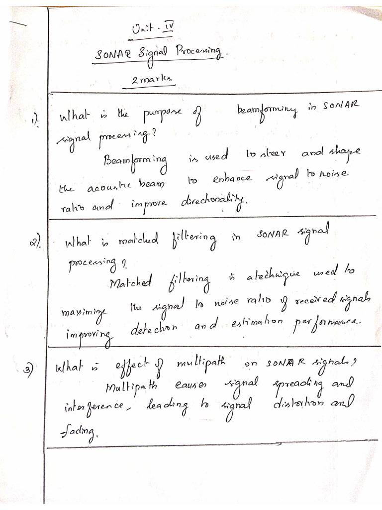 Unit-4 Two Marks | PDF