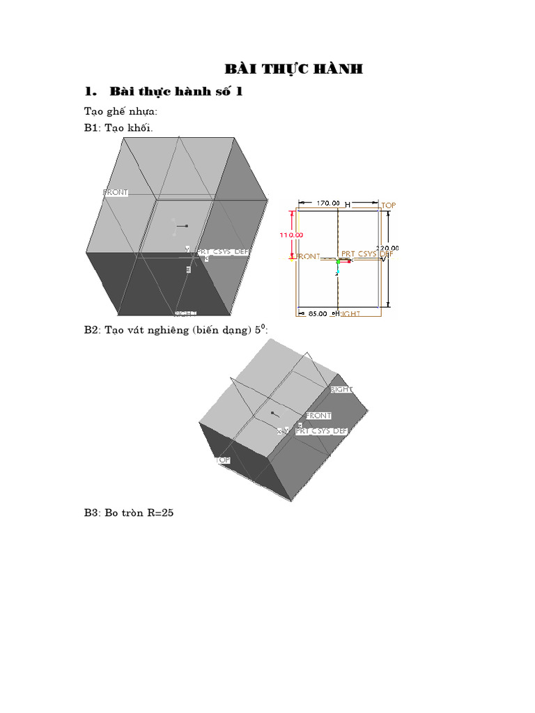 Exercices pratiques de design 3D | PDF
