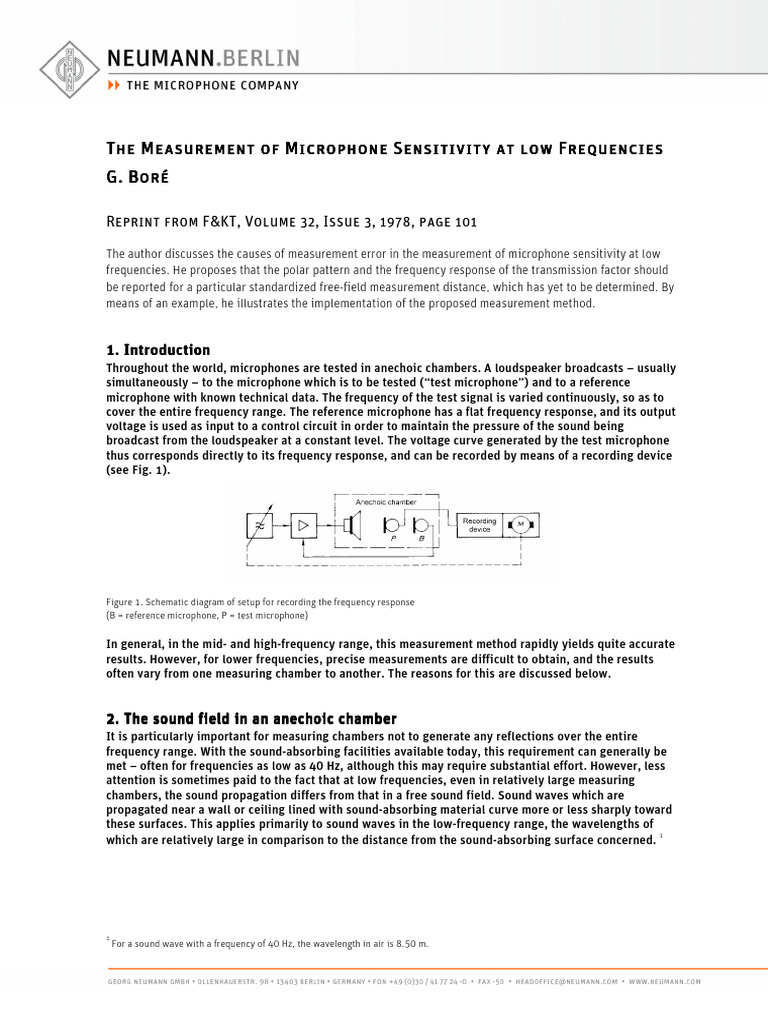 Lect0044 - Bore - 1978 - The Measurement of Microphone Sensitivity ...