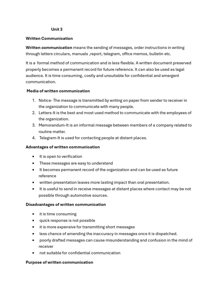 Unit 3 Business Communication | PDF | Communication | Résumé