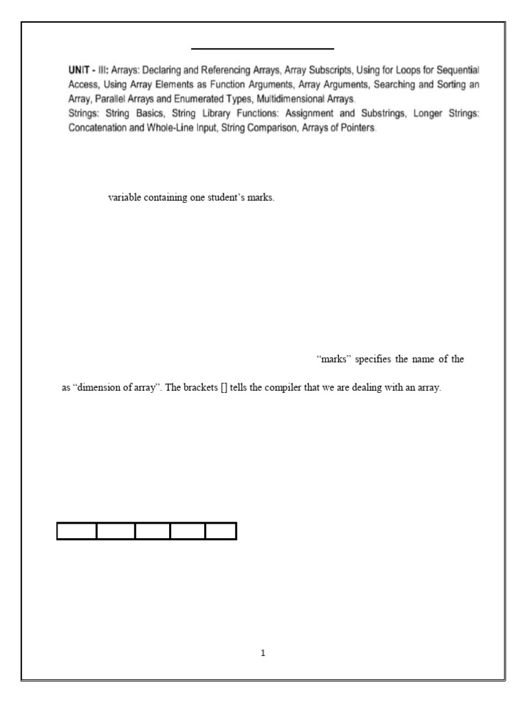 Unit III Pps 25 26 Part A | PDF | Variable (Computer Science) | Parameter (Computer Programming)