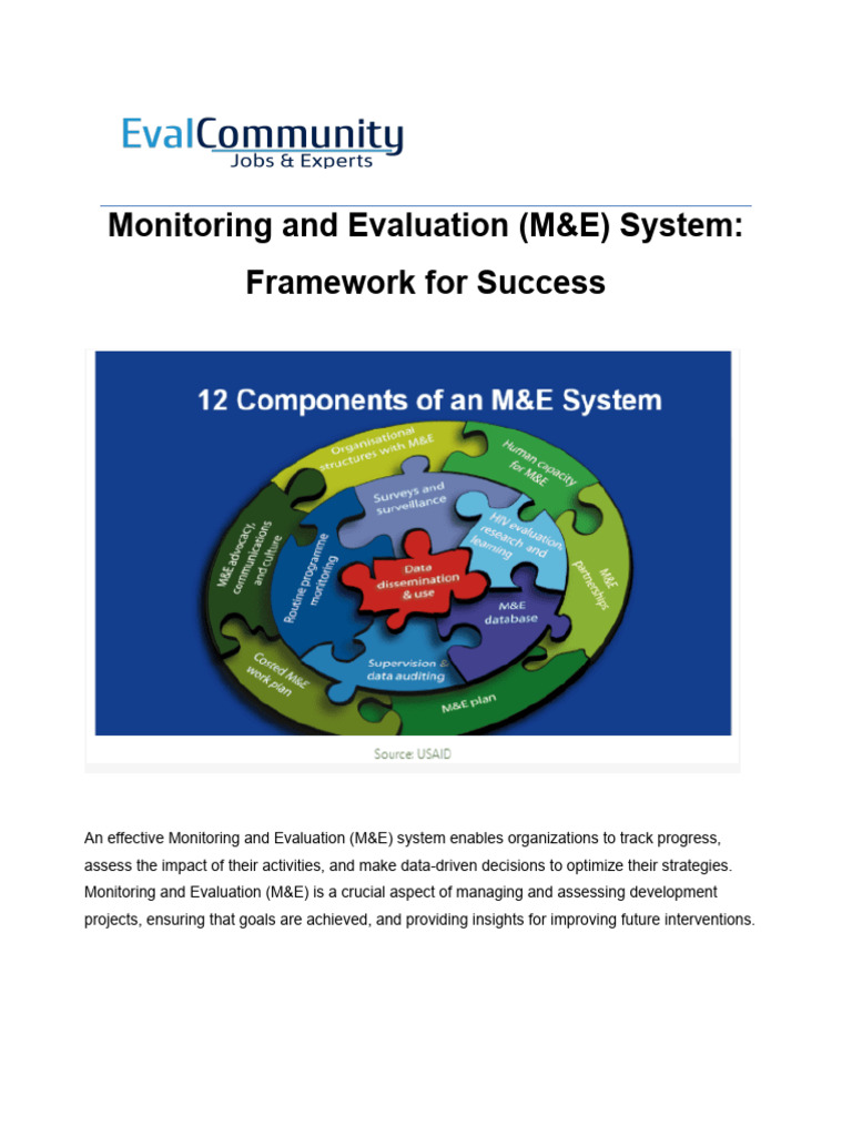 Monitoring and Evaluation ME System PDF | PDF | Monitoring And ...