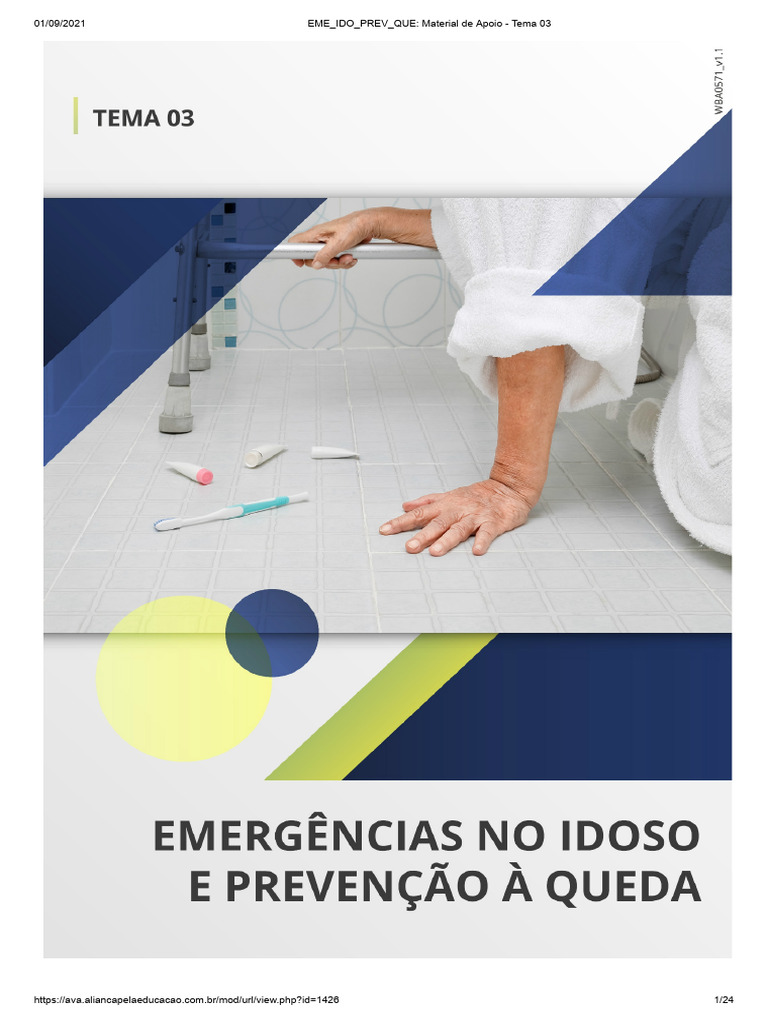 EME_IDO_PREV_QUE_ Material de Apoio - Tema 03 | PDF