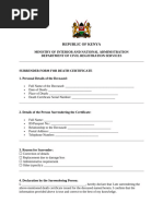 Hospital Sick Sheet Form1 | PDF