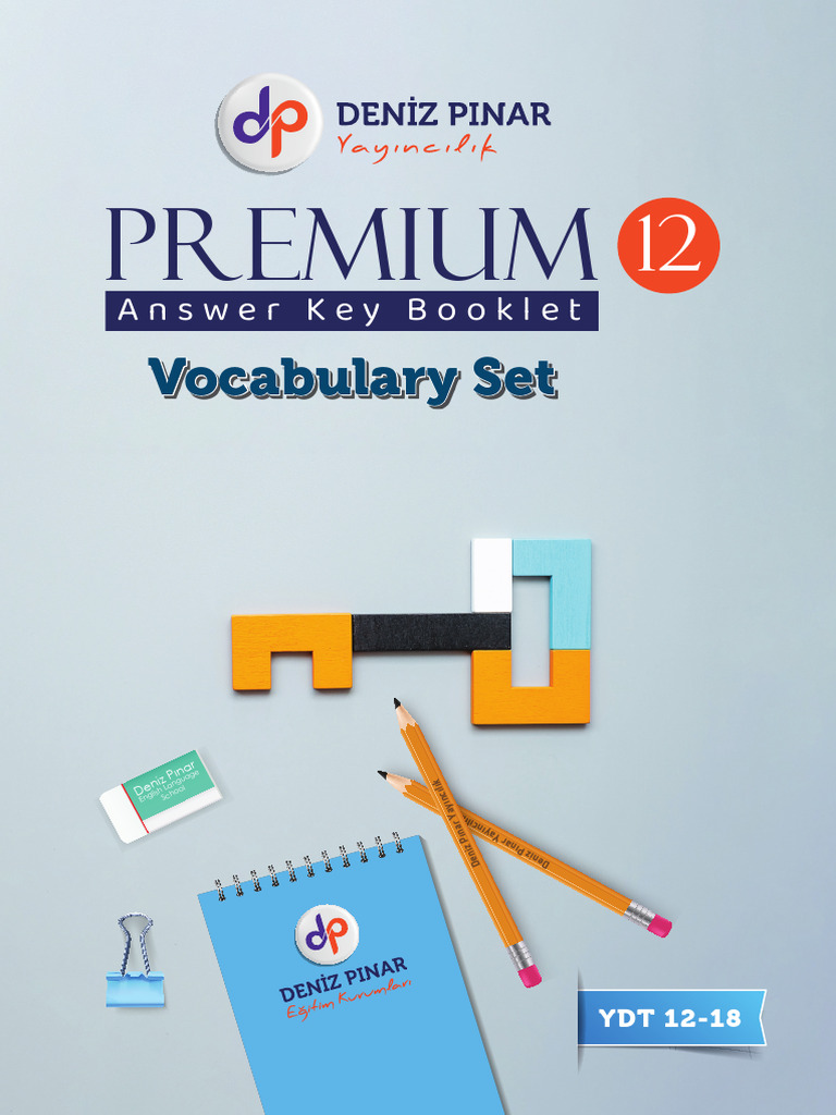 Premium 12-18 Vocabulary Set - Key | PDF