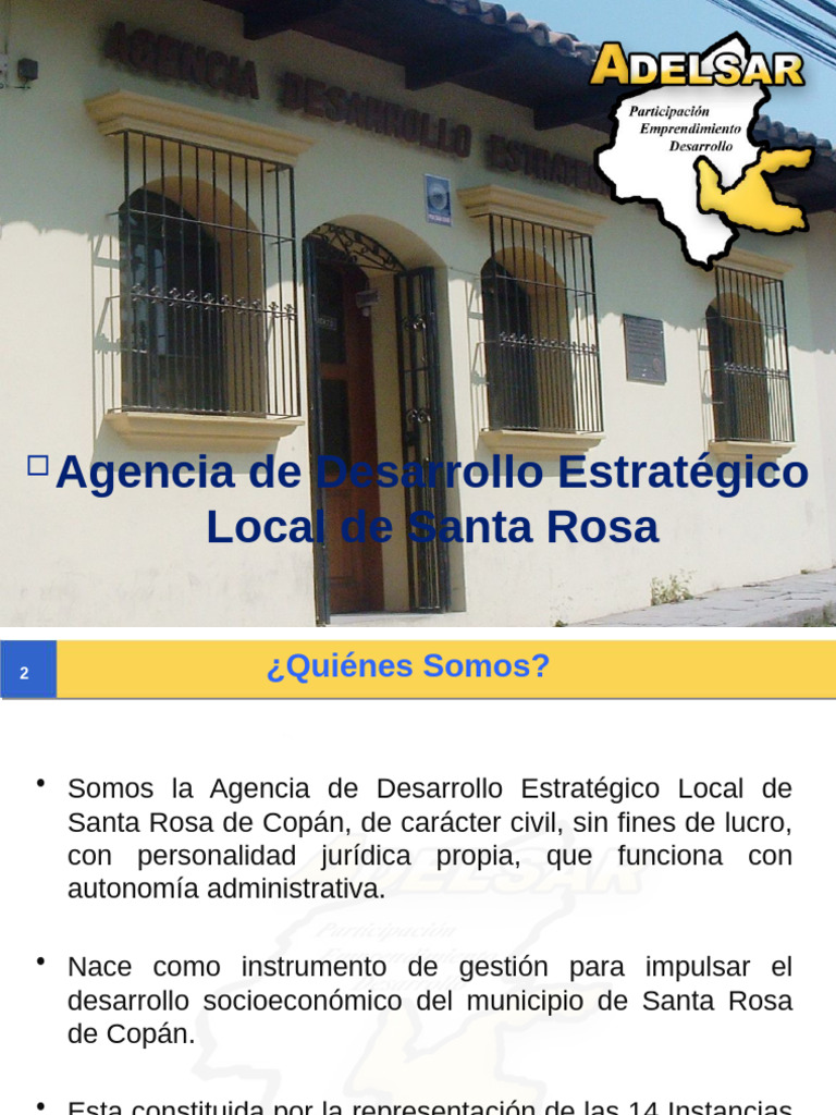 ADELSAR PowerPoint Oficial1 | PDF | Iniciativa empresarial ...