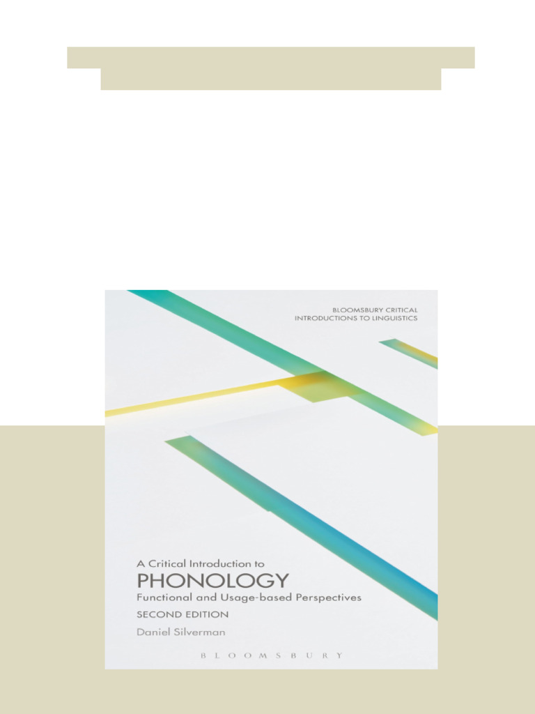 A Critical Introduction to Phonology 2nd Edition Daniel Silverman Full Access | PDF | Vowel ...