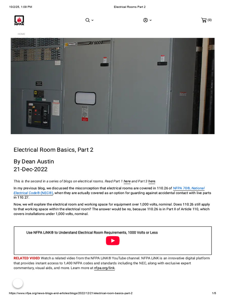 Electrical Room Door Standards Explained | PDF | High Voltage | Door