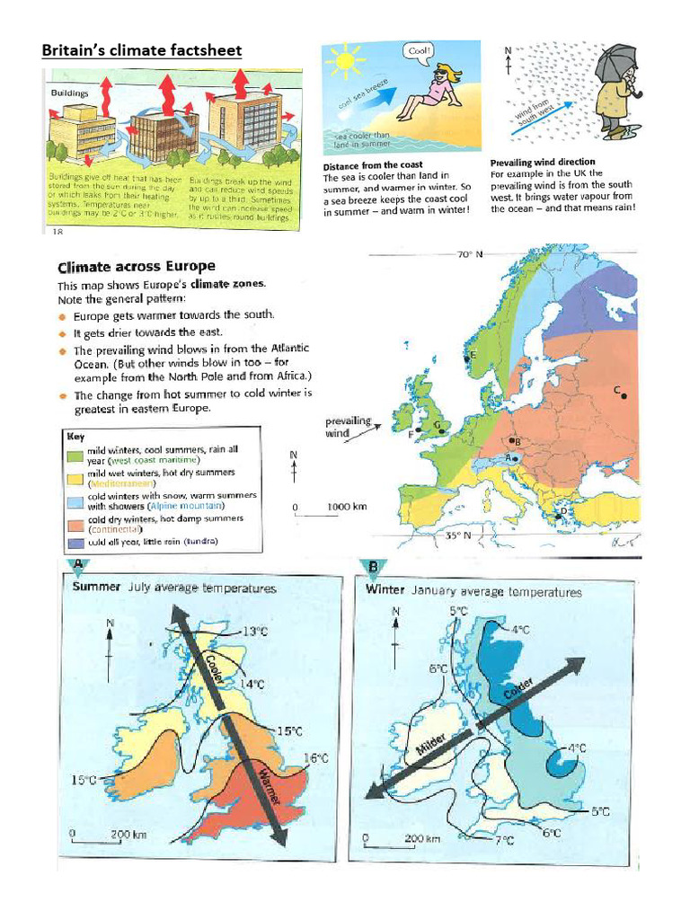 L05 - Britain Climate Factsheet | PDF